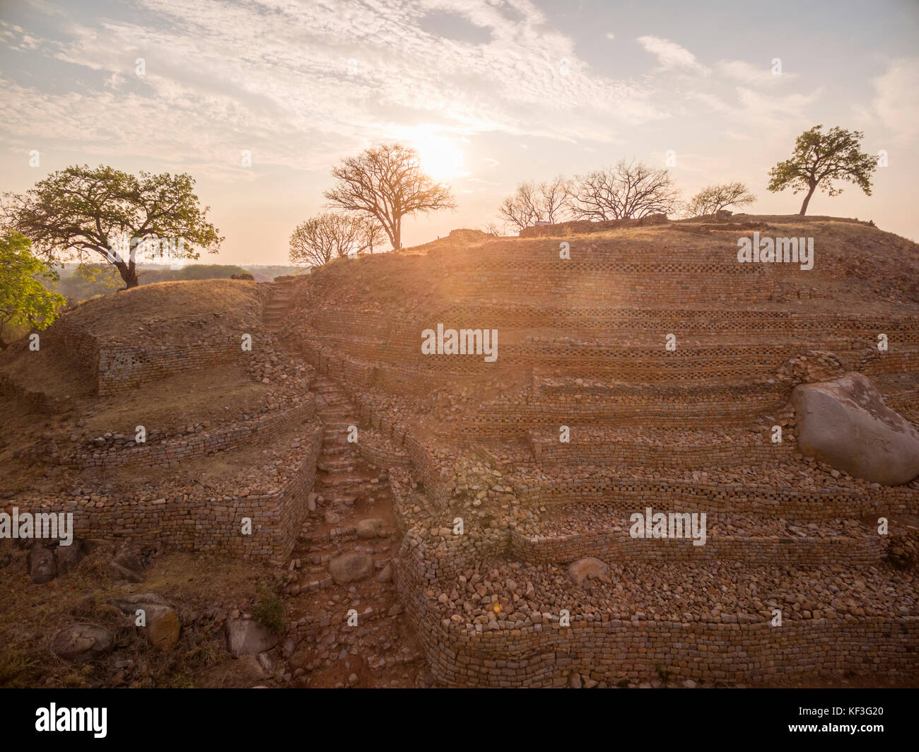 An aerial view of Khami Ruins Stock Photo - Alamy