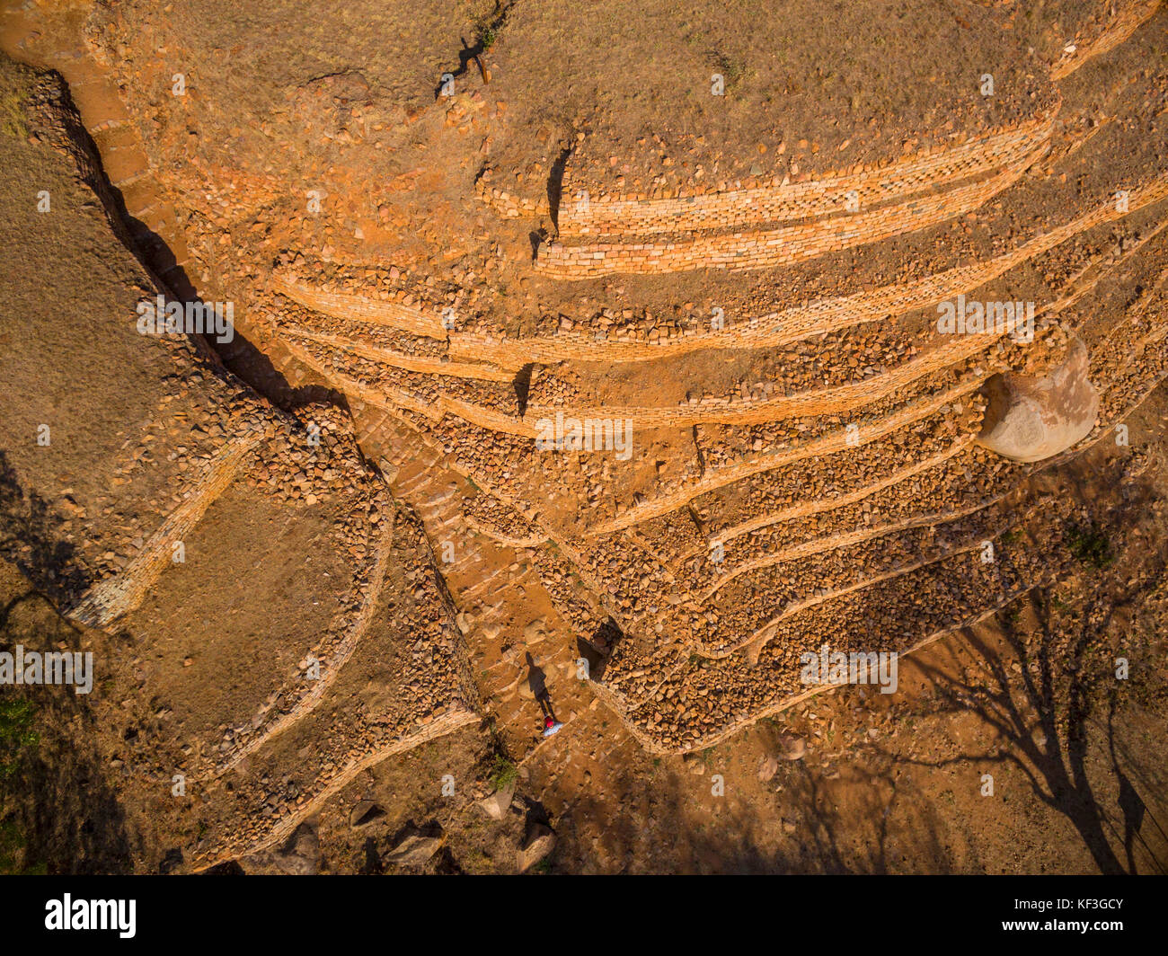 An aerial view of Khami Ruins Stock Photo - Alamy