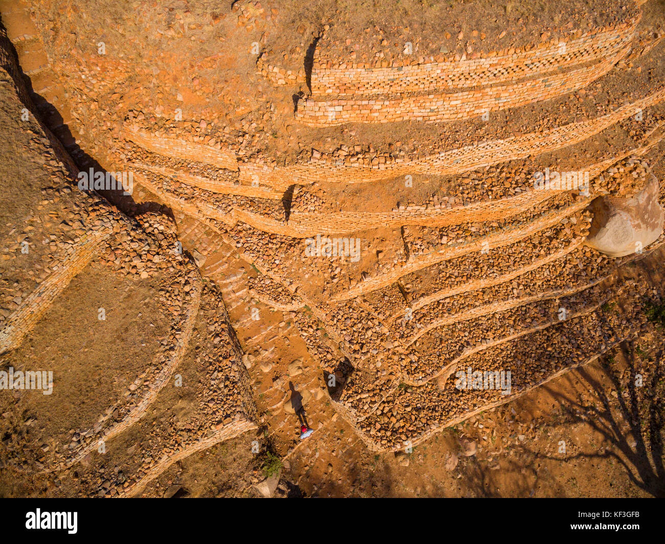 An aerial view of Khami Ruins Stock Photo - Alamy