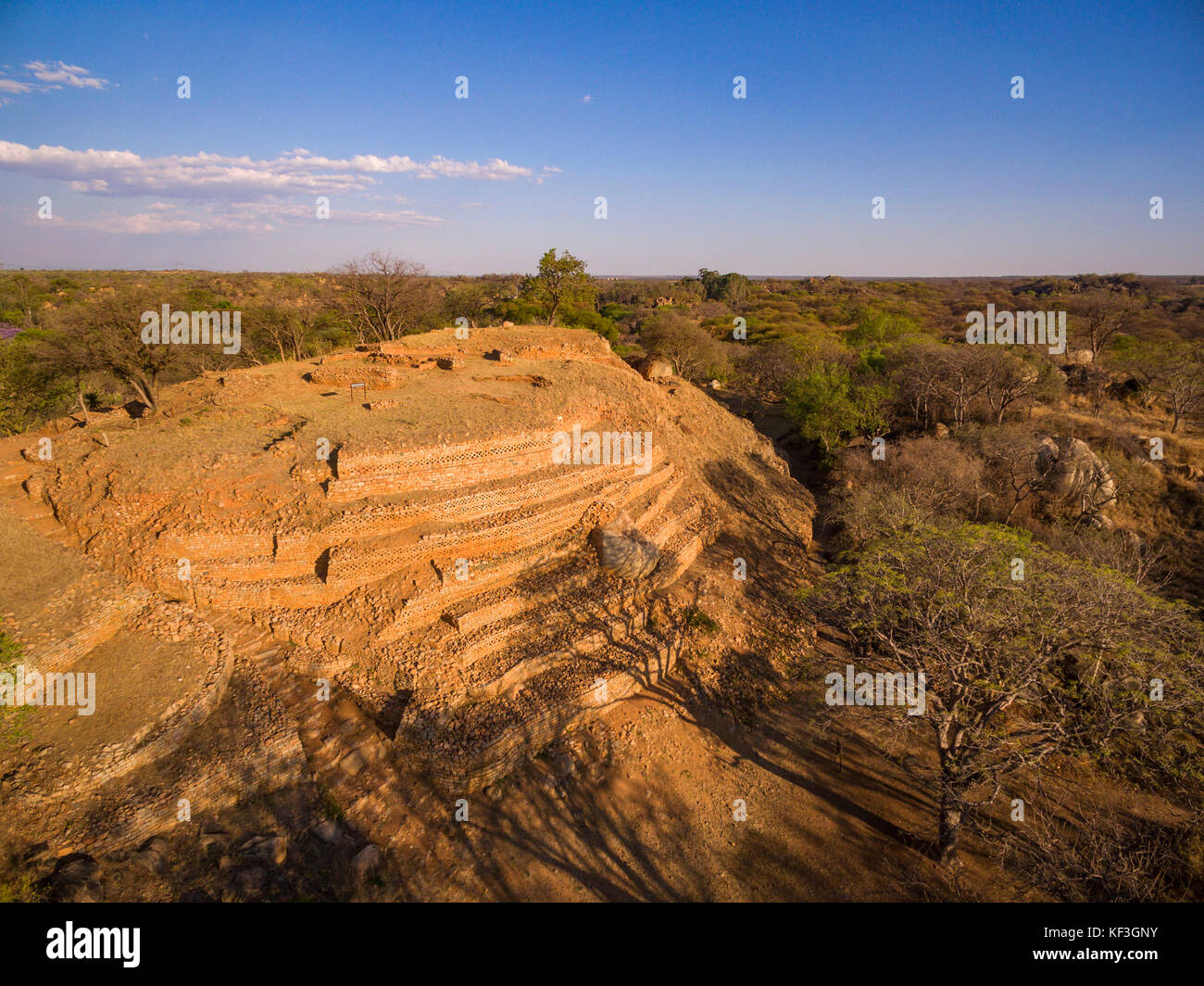 An aerial view of Khami Ruins Stock Photo - Alamy