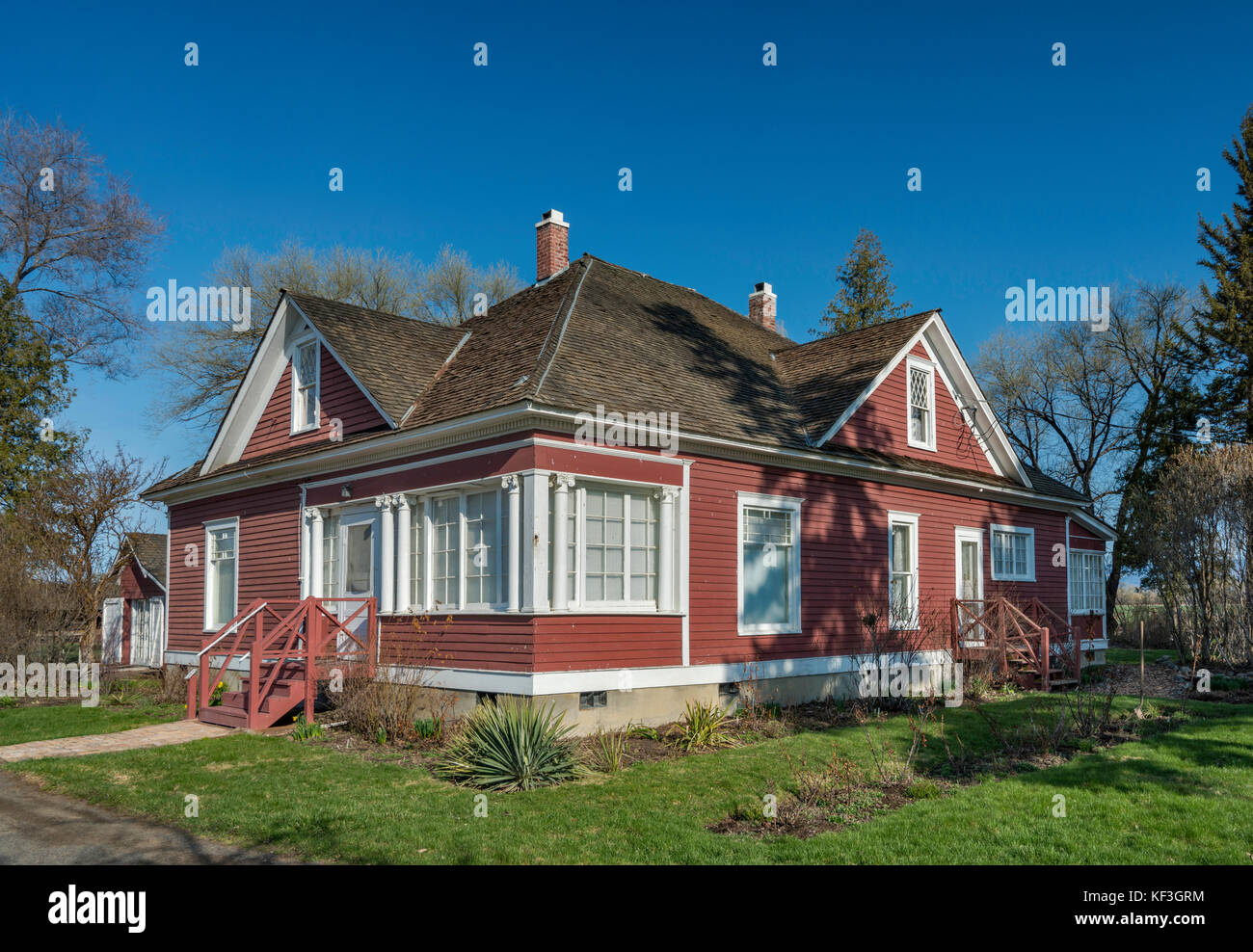 Olmstead Smith Residence, 1908, at historic pioneer farm, Olmstead ...