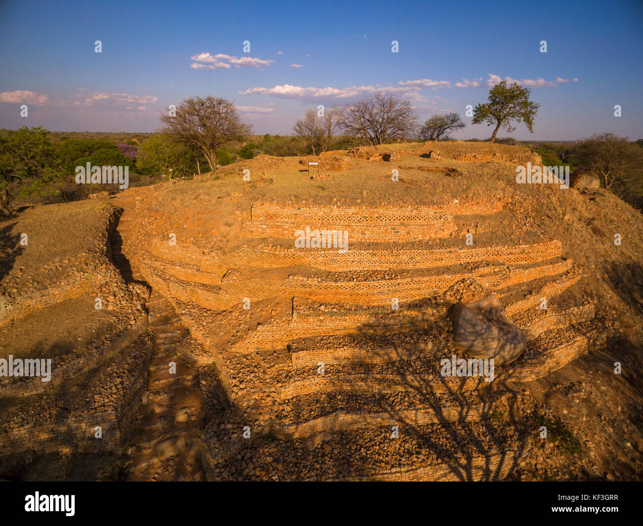 An aerial view of Khami Ruins Stock Photo - Alamy