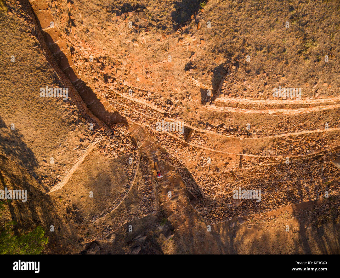 An aerial view of Khami Ruins Stock Photo - Alamy