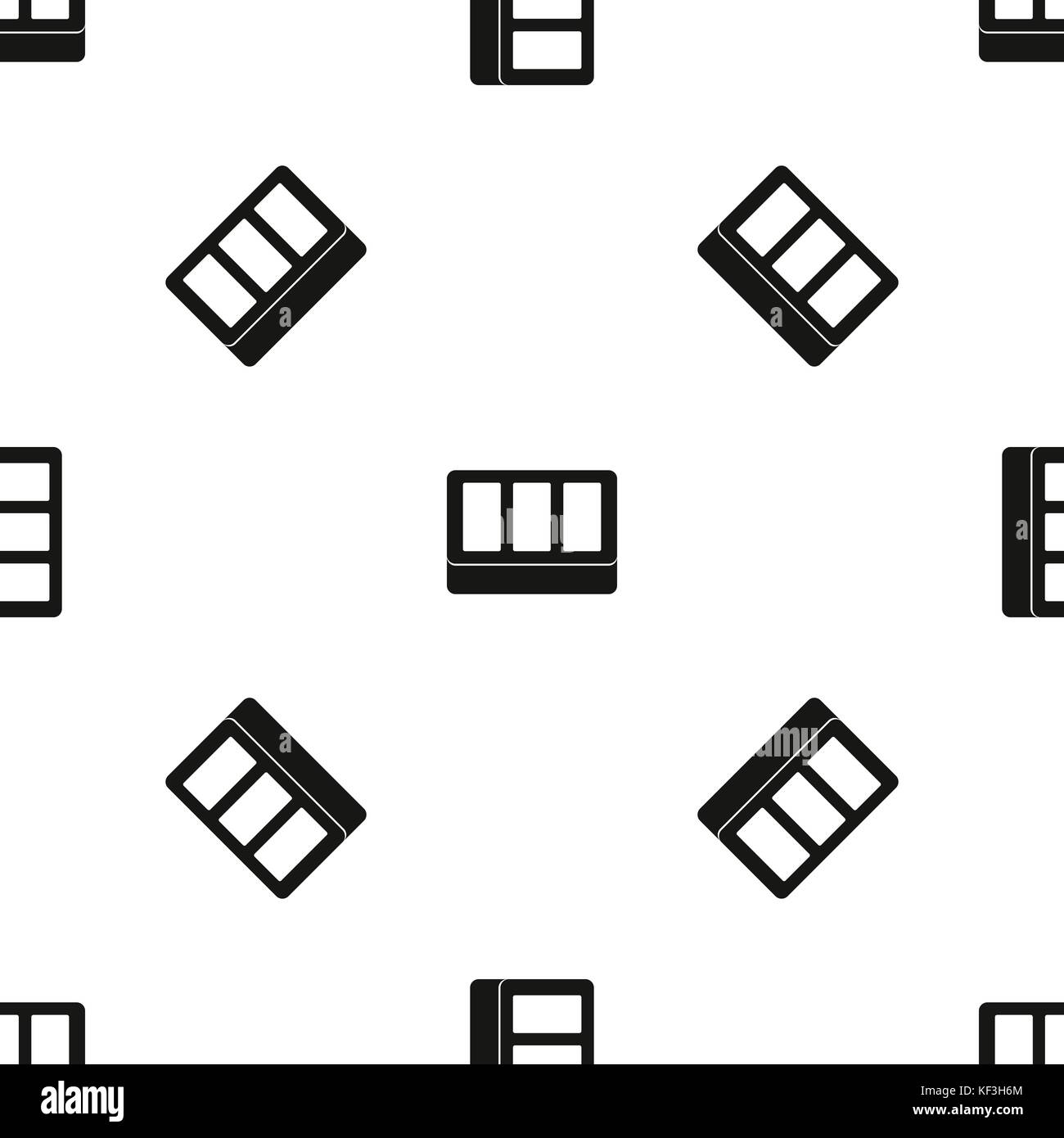 White window frame pattern seamless black Stock Vector Image & Art - Alamy