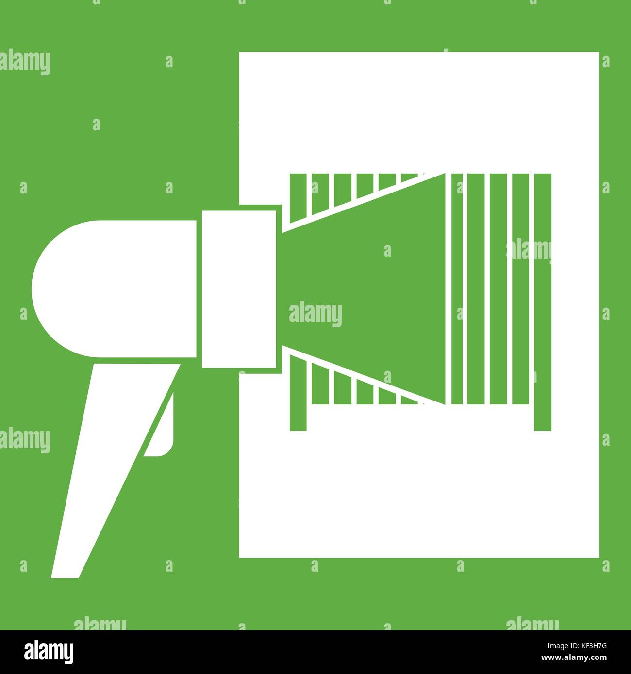 Bar code on cargo icon green Stock Vector Image & Art - Alamy