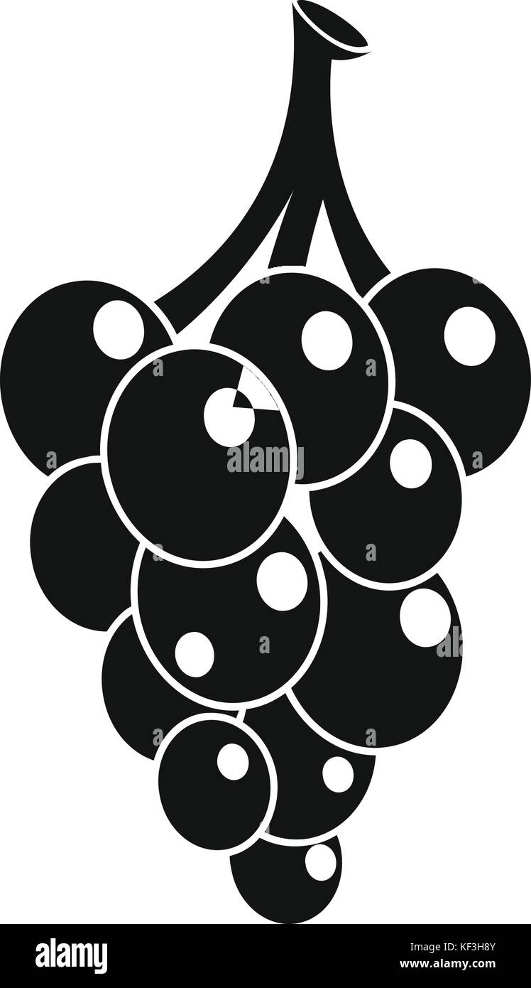 Grape icon, simple style Stock Vector Image & Art - Alamy