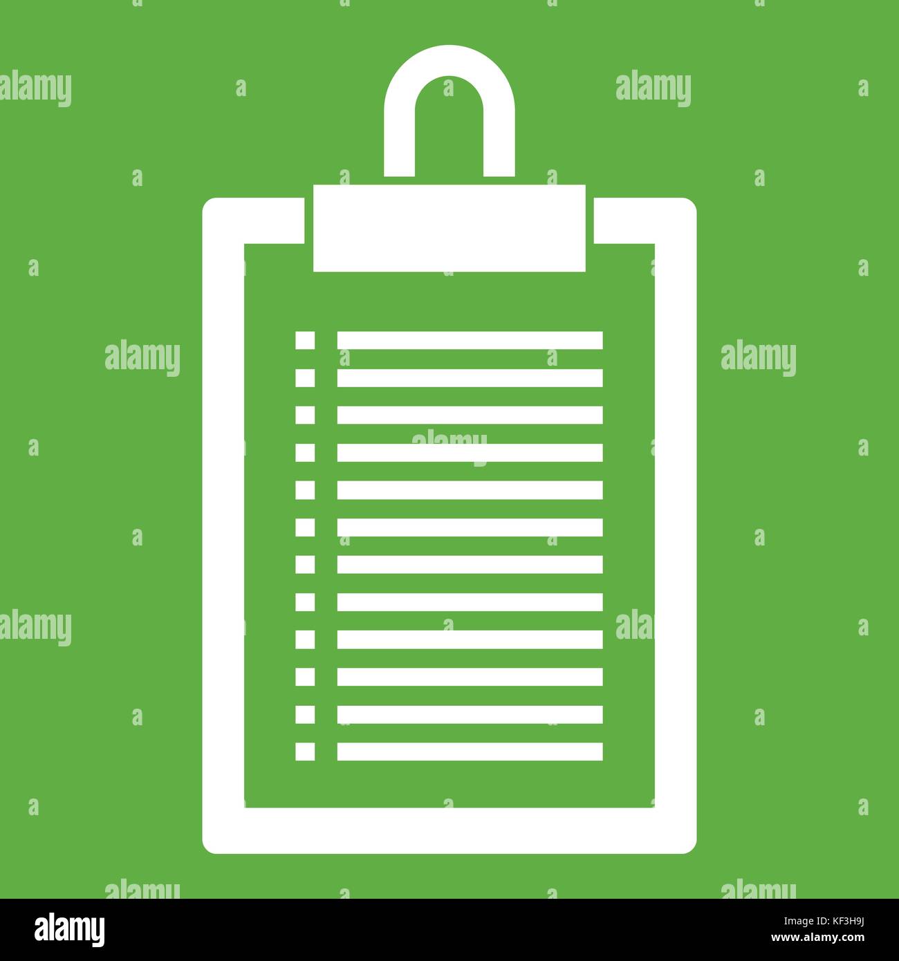 Document plan icon green Stock Vector Image & Art - Alamy