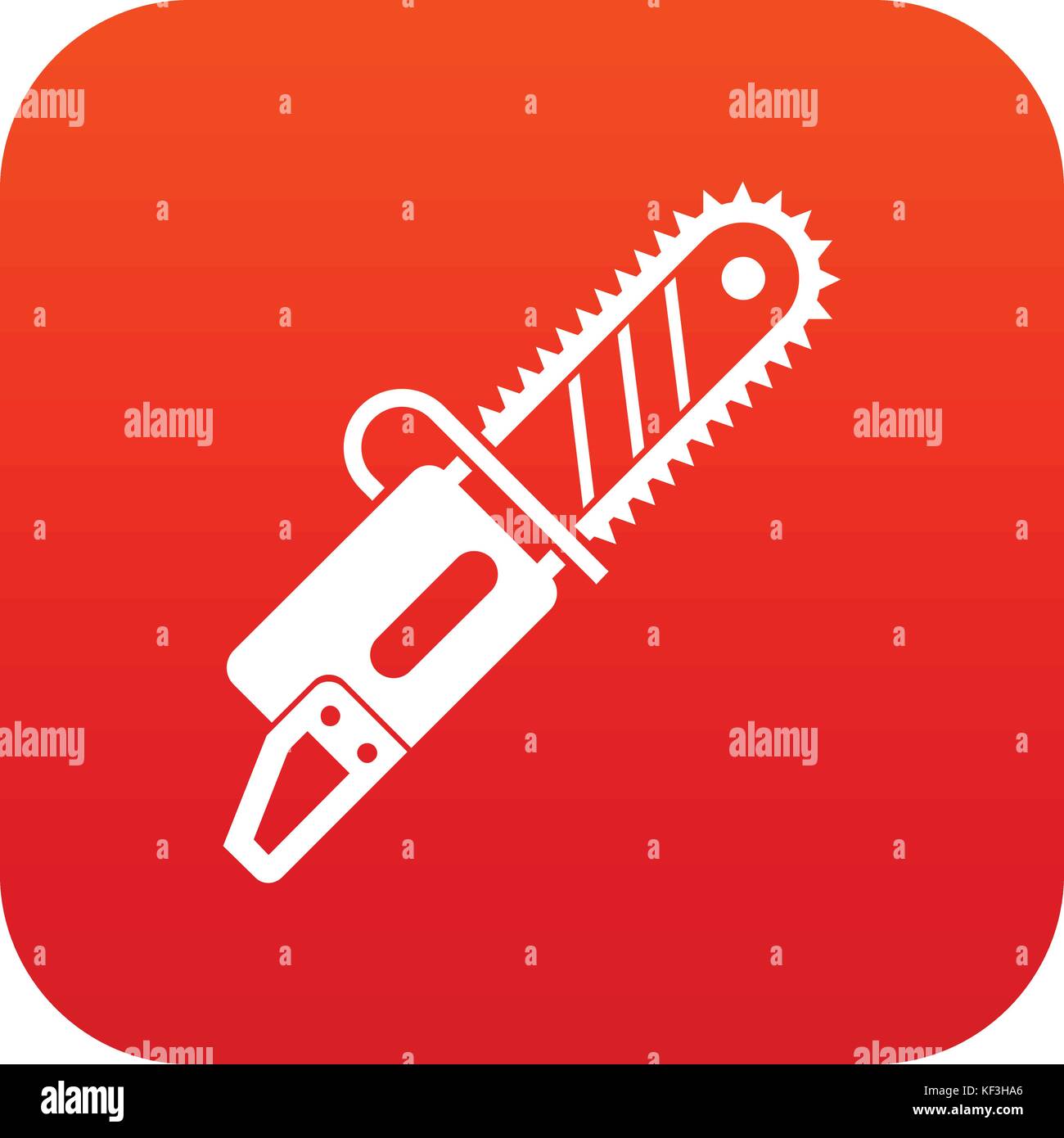 Chainsaw icon digital red Stock Vector Image & Art - Alamy