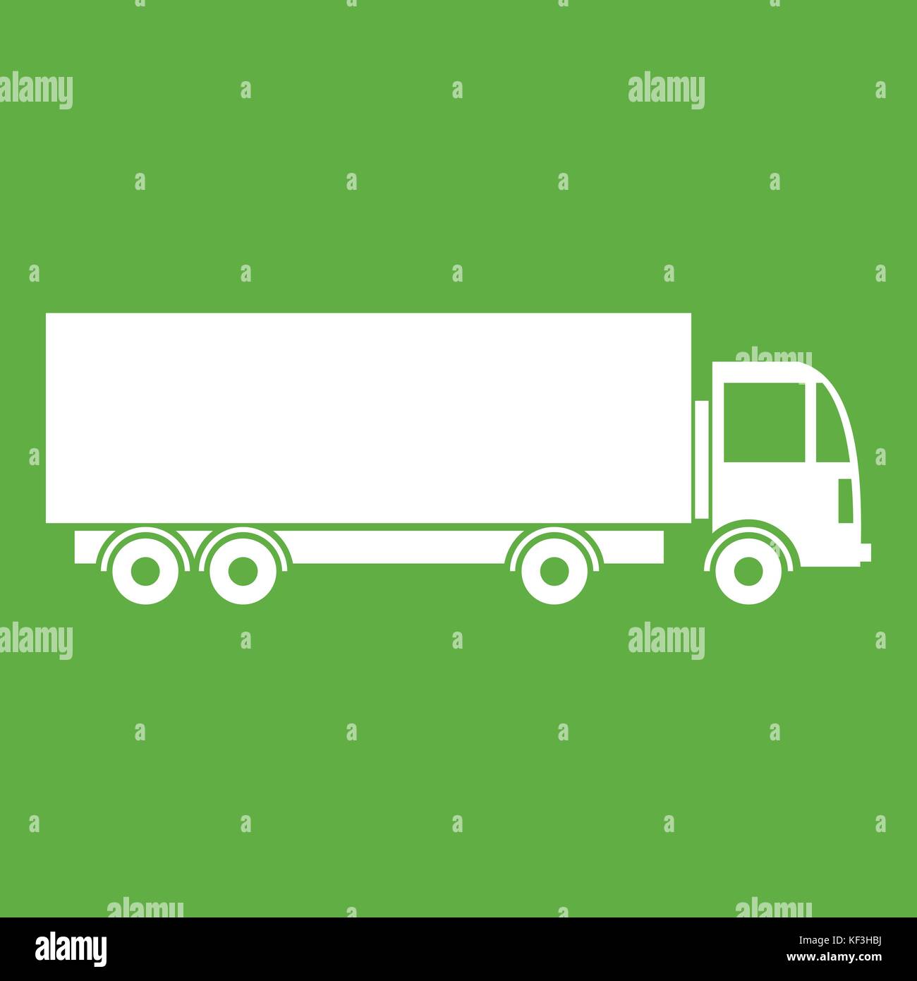 Truck icon green Stock Vector Image & Art - Alamy