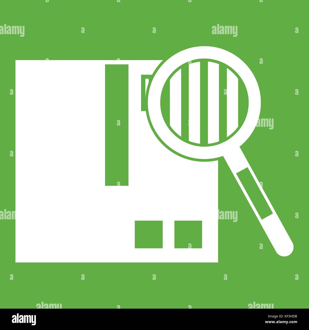Quality control icon green Stock Vector Image & Art - Alamy