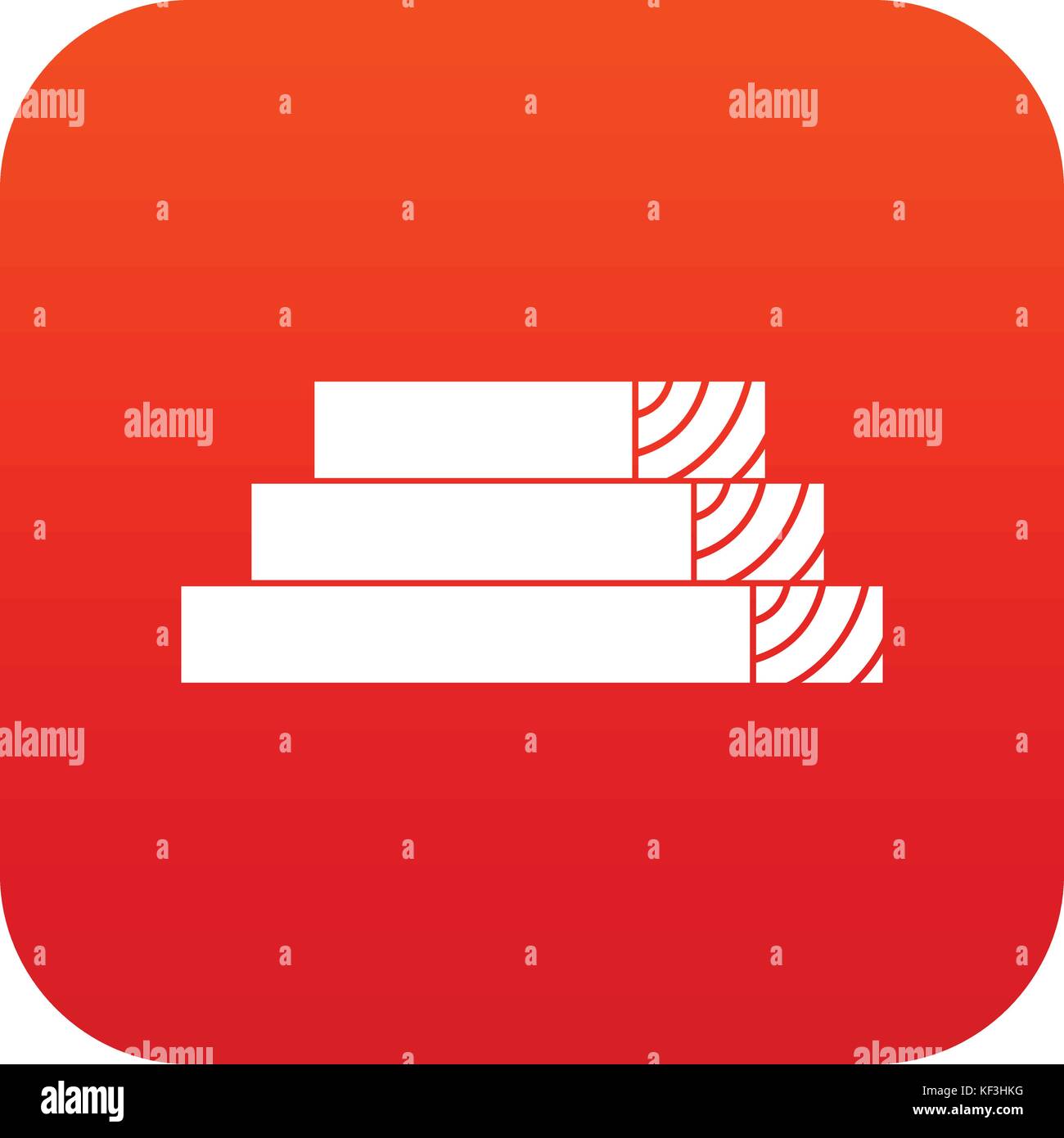 Wooden planks icon digital red Stock Vector Image & Art - Alamy