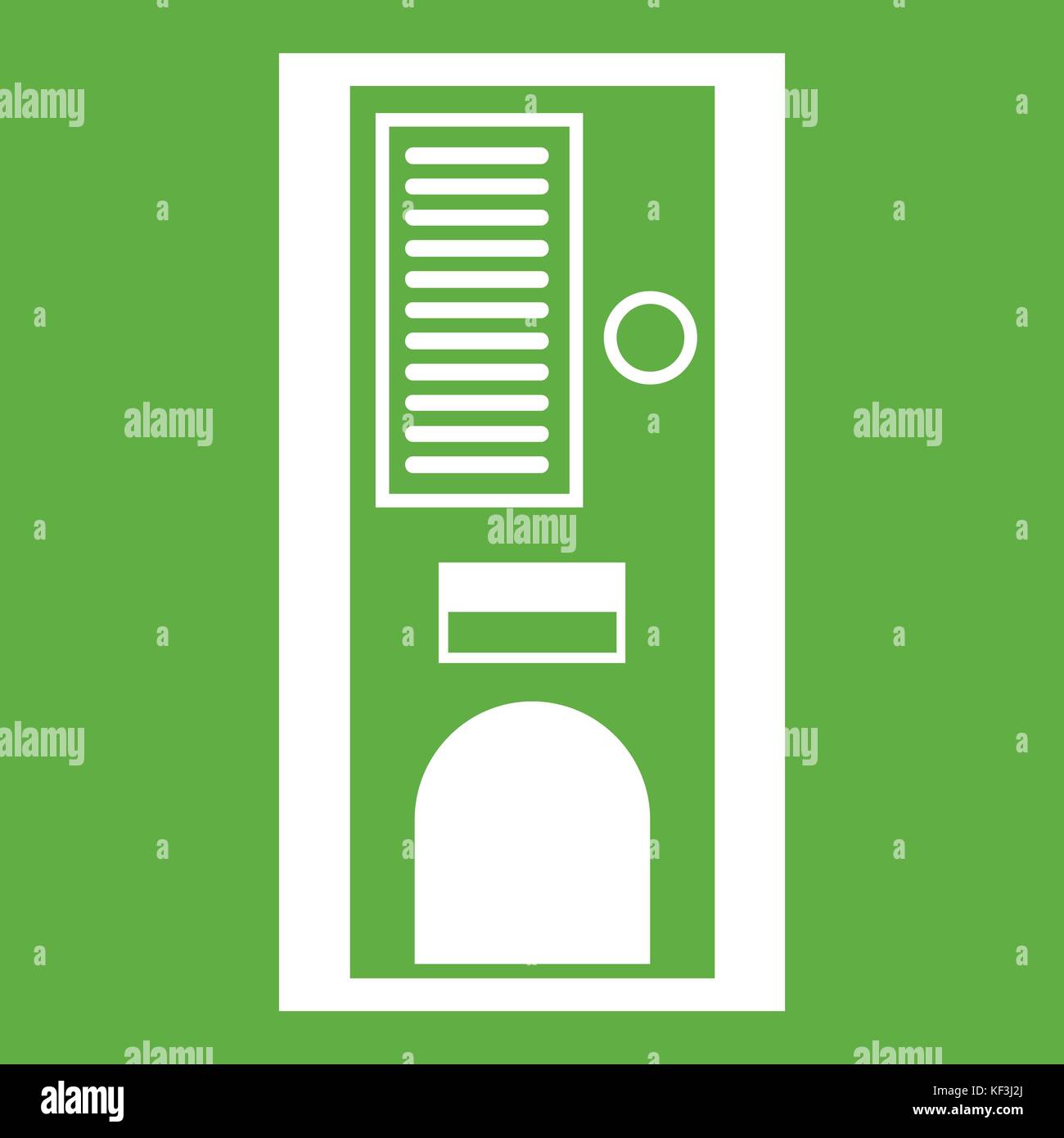 Coffee vending machine icon green Stock Vector Image & Art - Alamy