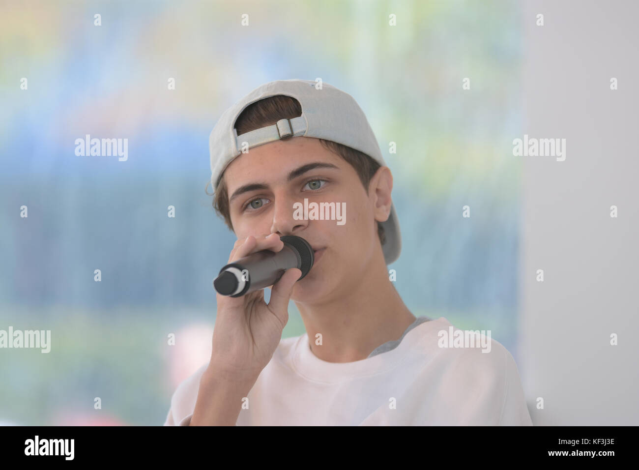 Frankfurt, Germany. 15th Oct, 2017. Lukas Rieger (* 1999), german ...