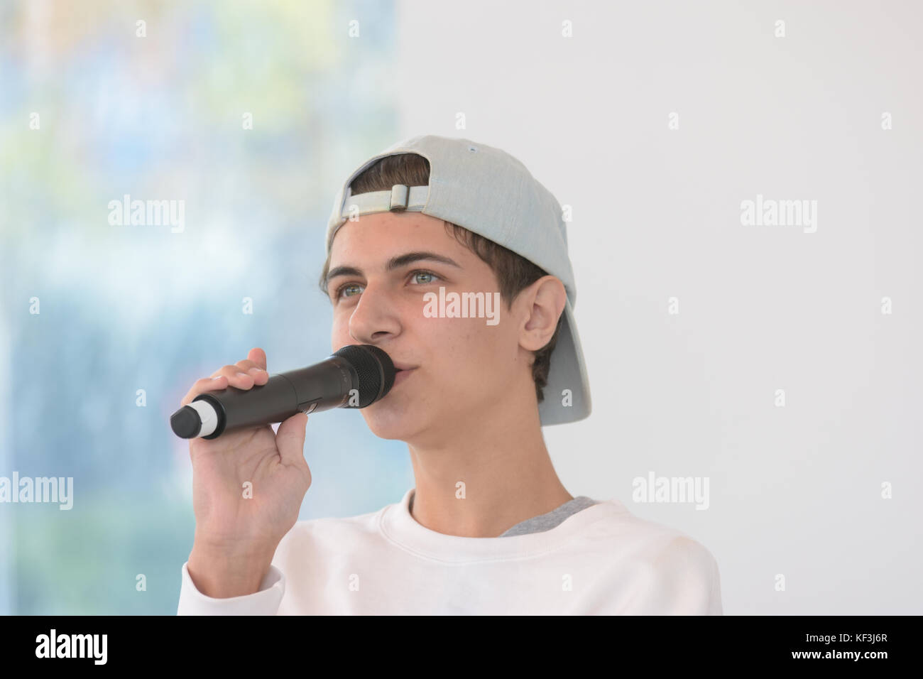 Frankfurt, Germany. 15th Oct, 2017. Lukas Rieger (* 1999), german ...