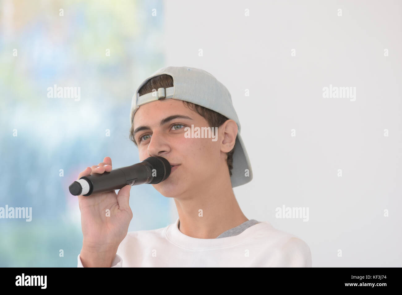 Frankfurt, Germany. 15th Oct, 2017. Lukas Rieger (* 1999), german ...