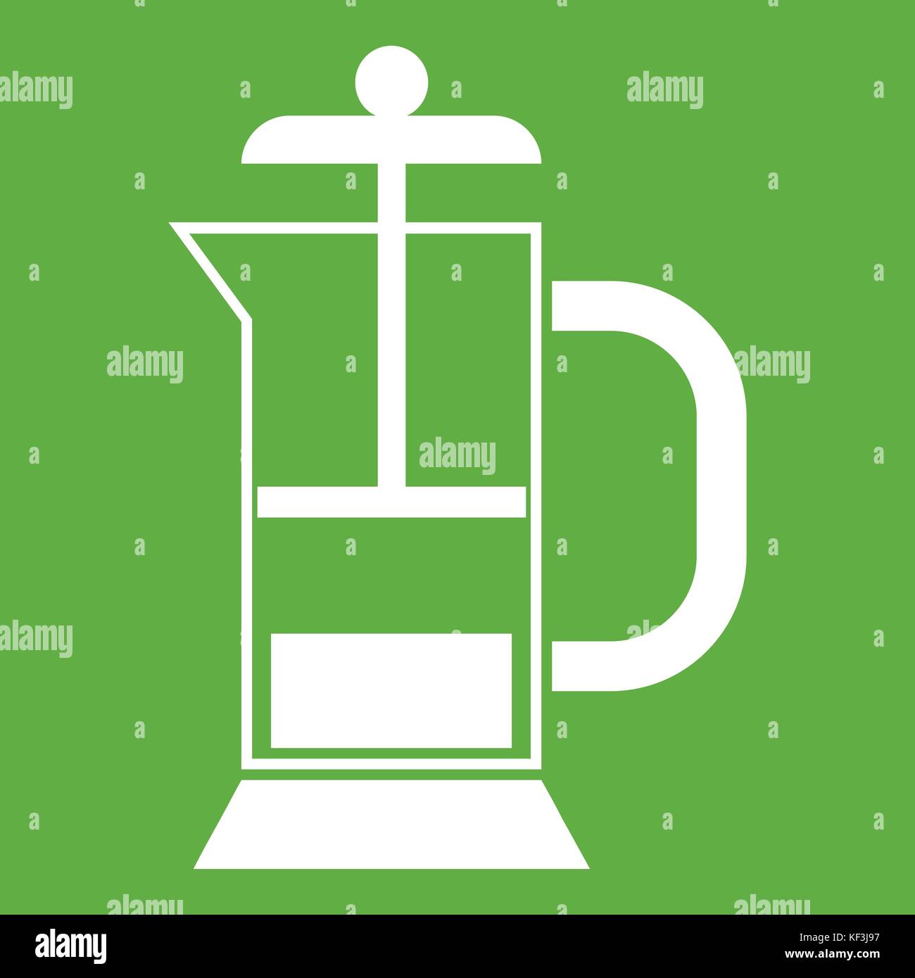 Chrome coffee pot Stock Vector Images - Alamy