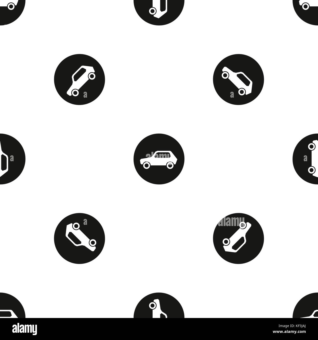 Only motor vehicles allowed road sign pattern seamless black Stock ...