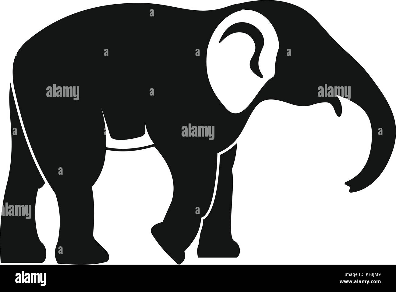 Elephant icon, simple style Stock Vector Image & Art - Alamy