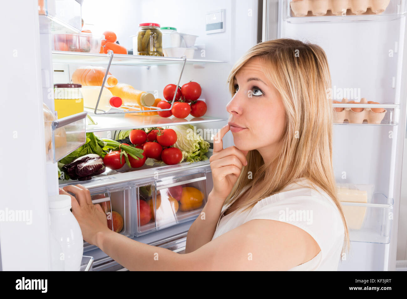 Inside fridge freezer hi-res stock photography and images - Alamy