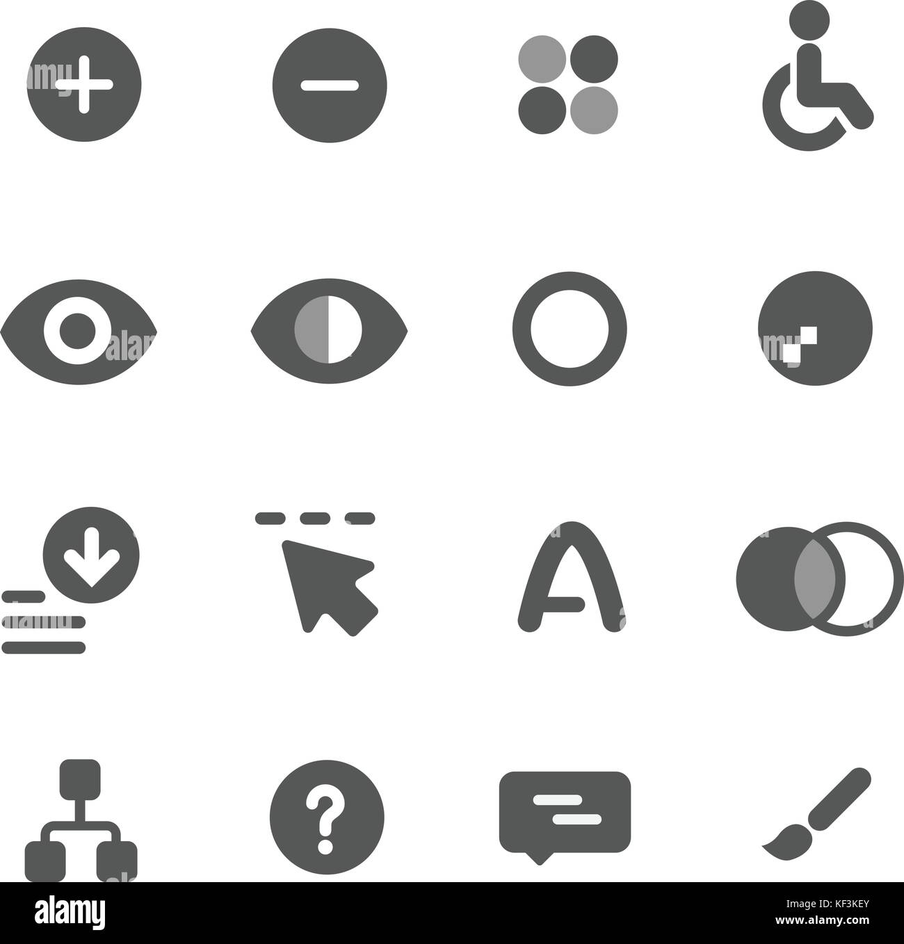 Accessibility icons and color correction Stock Vector Image & Art - Alamy Accessibility icons and color correction Stock Vector Image & Art - Alamy
