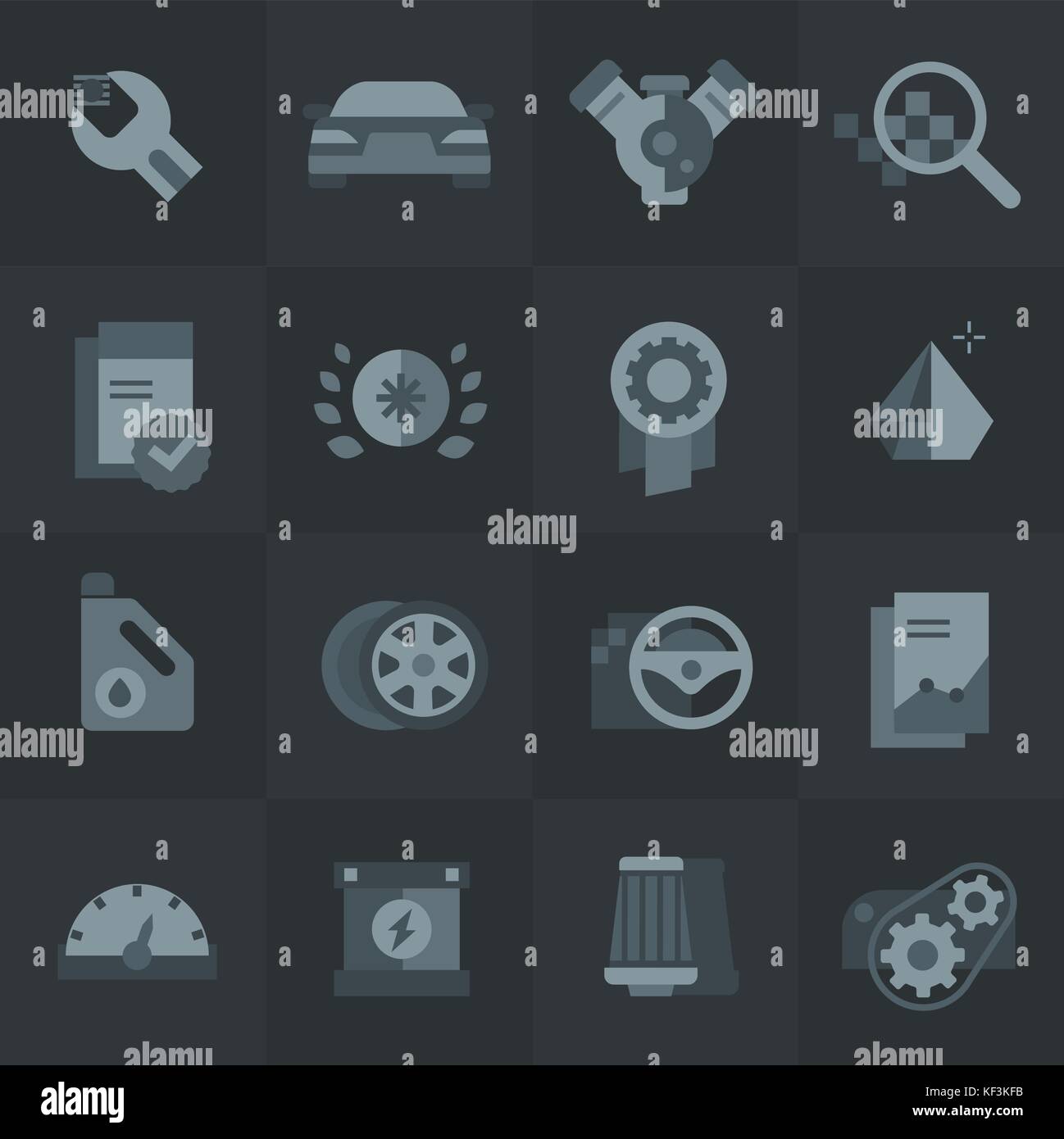 Car Purchase and Service icons Stock Vector Image & Art - Alamy