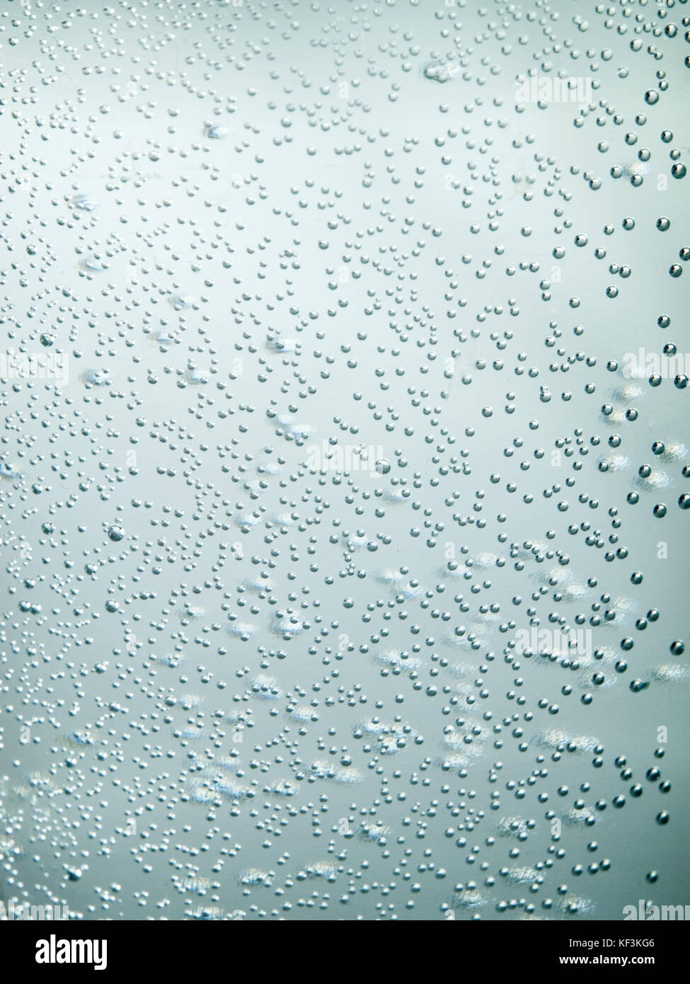 Bubbles in water, rain drops on glass, abstract background Stock Photo ...