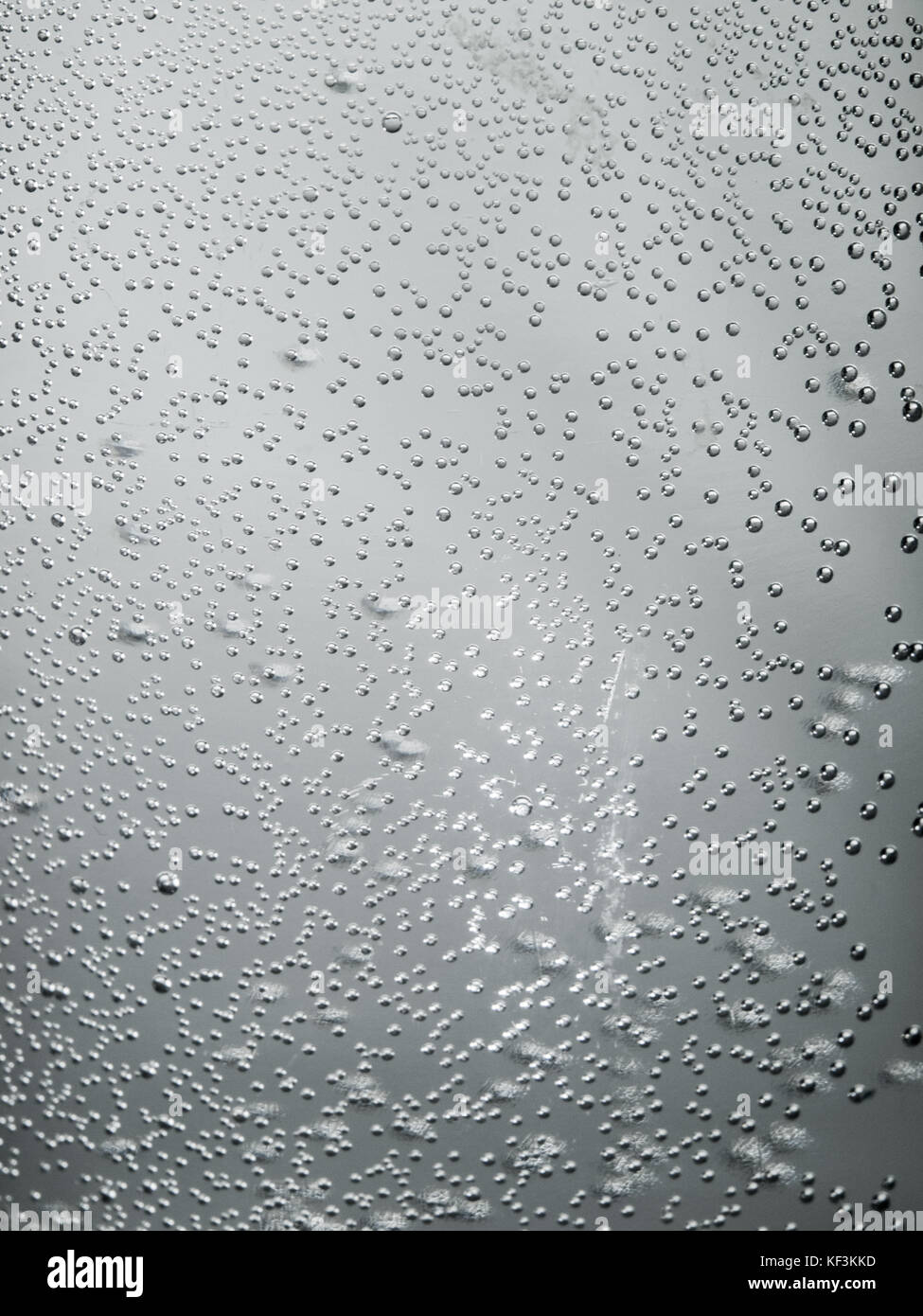Bubbles in water, rain drops on glass, abstract background Stock Photo ...