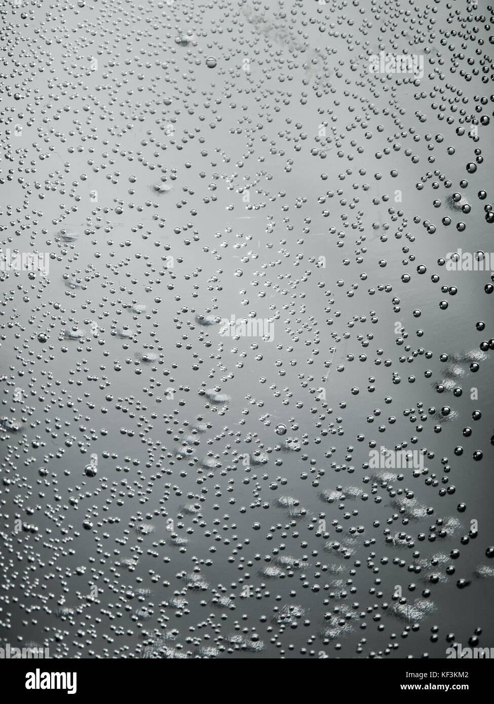 Bubbles in water, rain drops on glass, abstract background Stock Photo ...