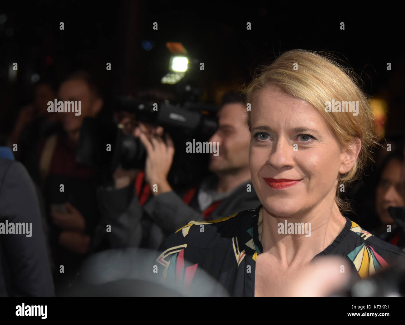 Frankfurt, Germany. 13th Oct, 2017. Caroline Peters (* 1971), german ...