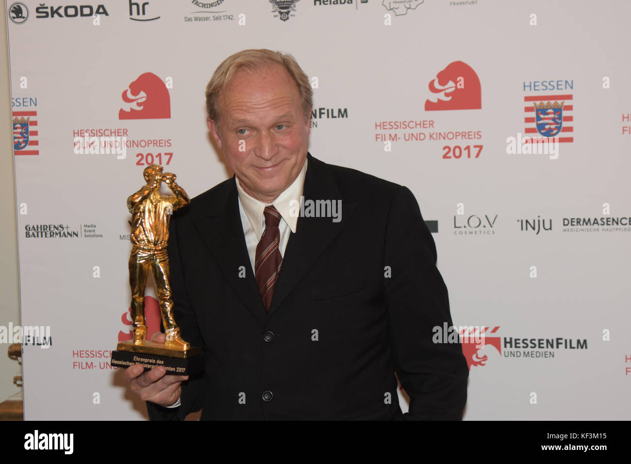 Frankfurt, Germany. 13th Oct, 2017. Ulrich Tukur (* 1957), german actor ...