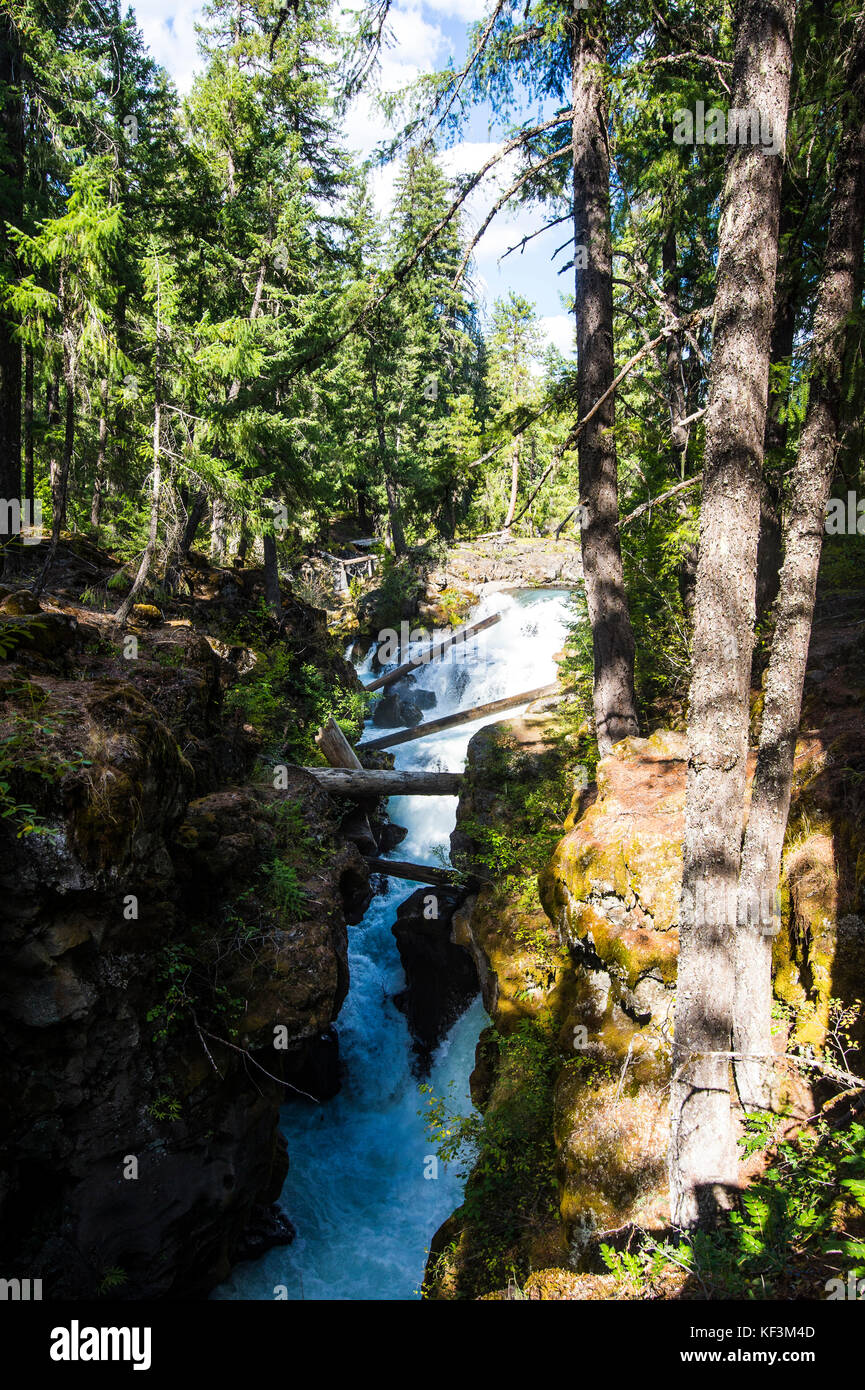 Rogue river gorge in the Crater lake National Park, Oregon, USA Stock Photo - Alamy