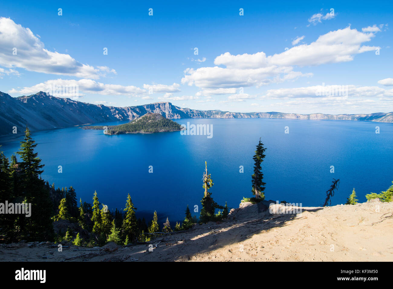 The caldera of the Crater lake National Park, Oregon, USA Stock Photo ...