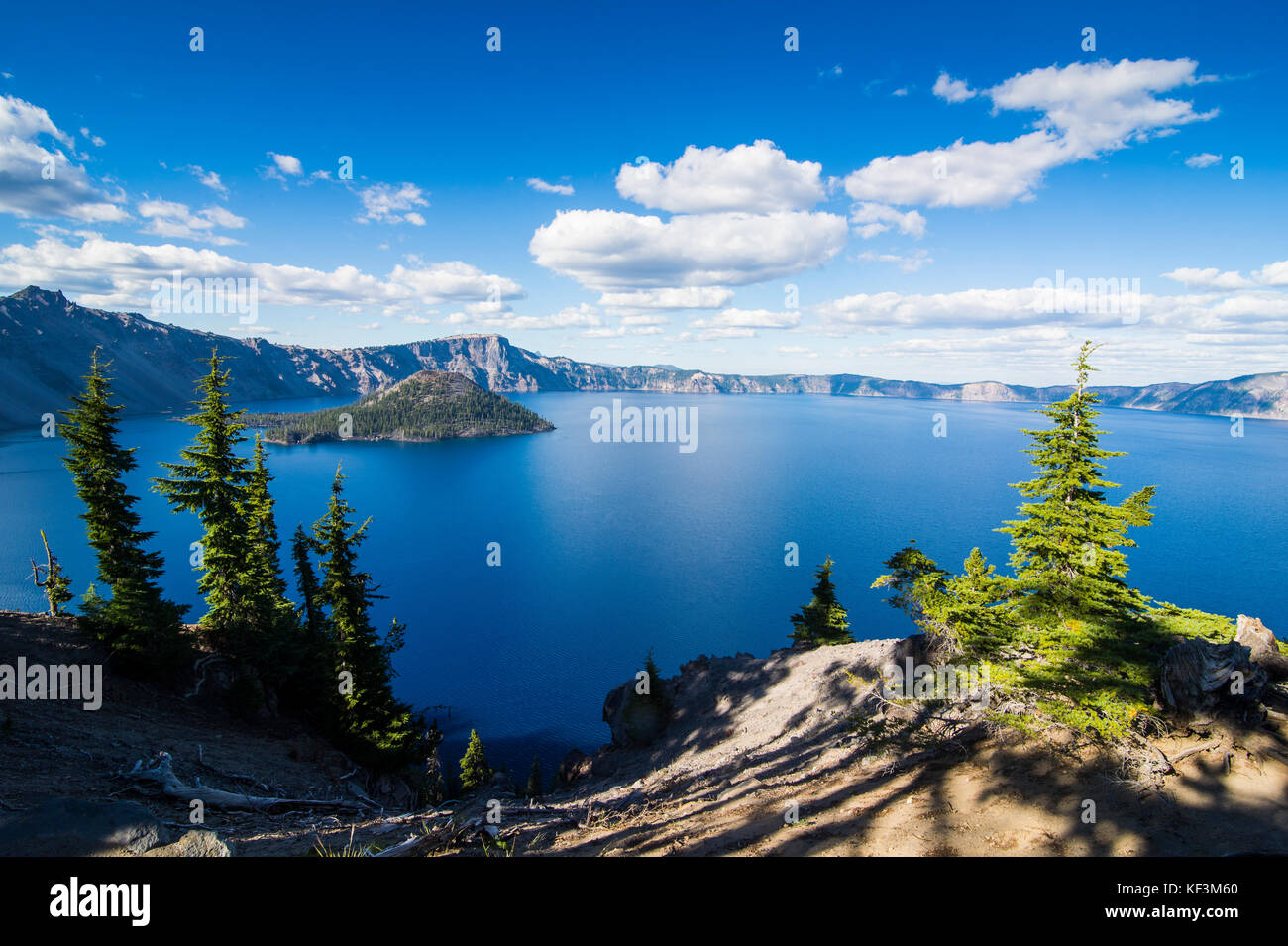 The caldera of the Crater lake National Park, Oregon, USA Stock Photo ...