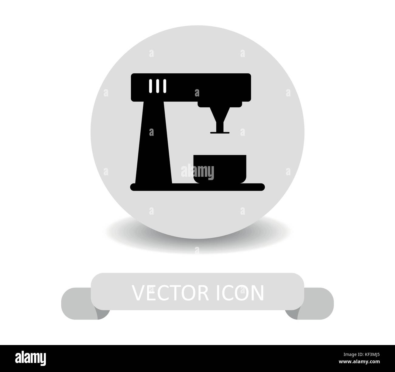 Food processor vector icon Black and White Stock Photos & Images - Alamy