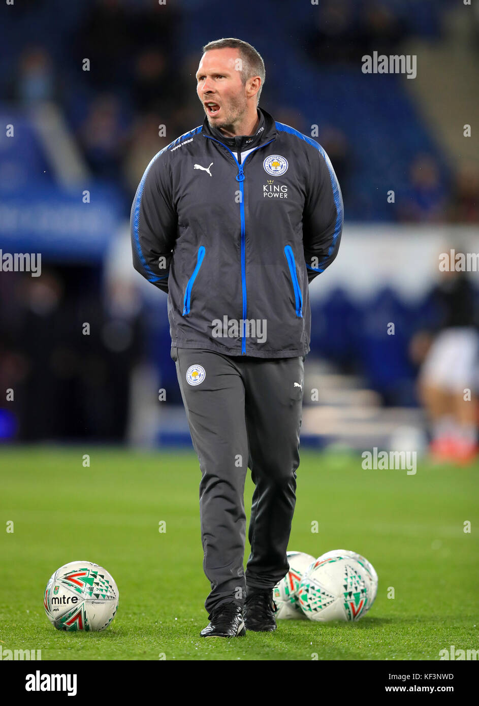 Leicester City Caretaker Manager Michael Appleton during the Carabao ...