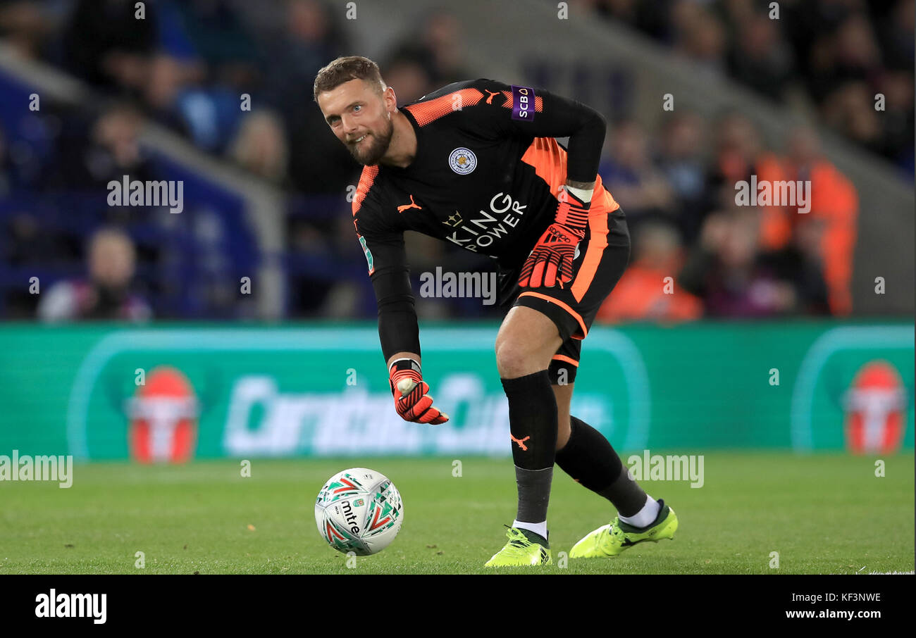 Leicester City goalkeeper Ben Hamer during the Carabao Cup, Fourth ...