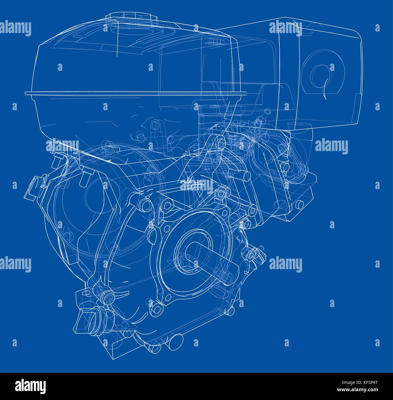 Engine sketch. Vector Stock Vector Image & Art - Alamy