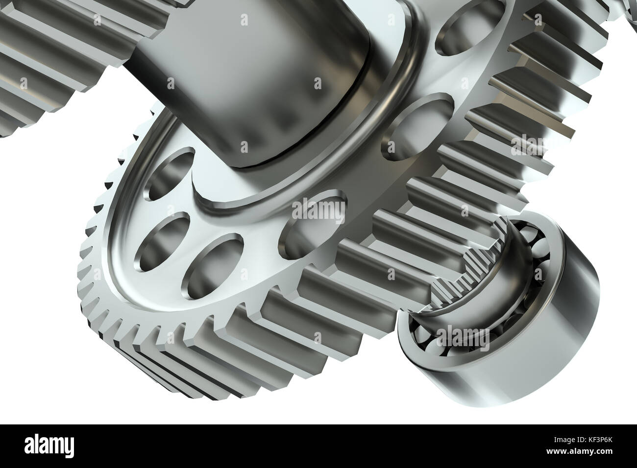 Engine gears wheels, closeup view Stock Photo - Alamy