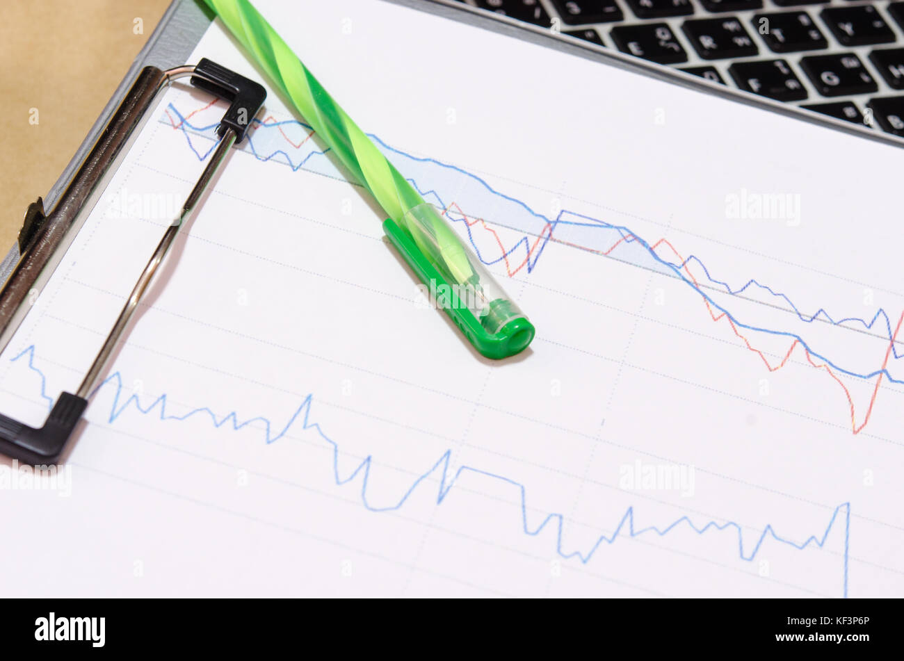 business Financial graphs and chart Stock Photo - Alamy