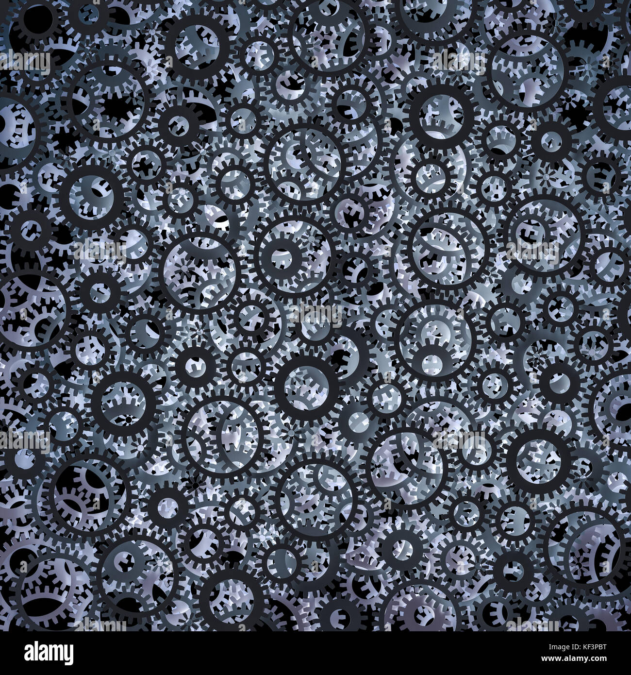 Gears and cogs. Black toned background Stock Photo - Alamy