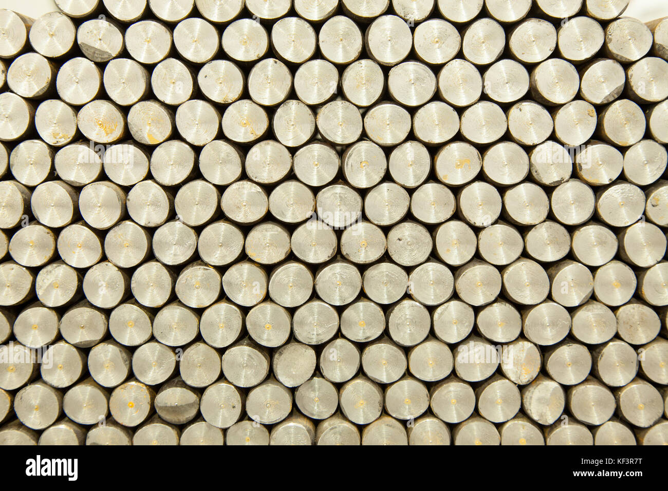 aluminum metal raw material in the form of long tubes Stock Photo - Alamy