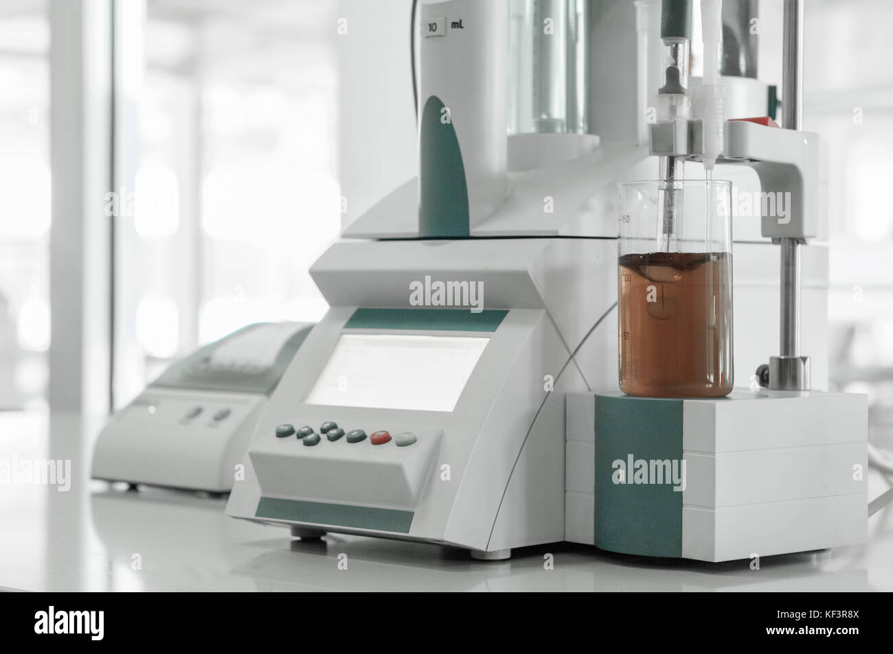 test laboratory and measuring instruments at the plant for the ...