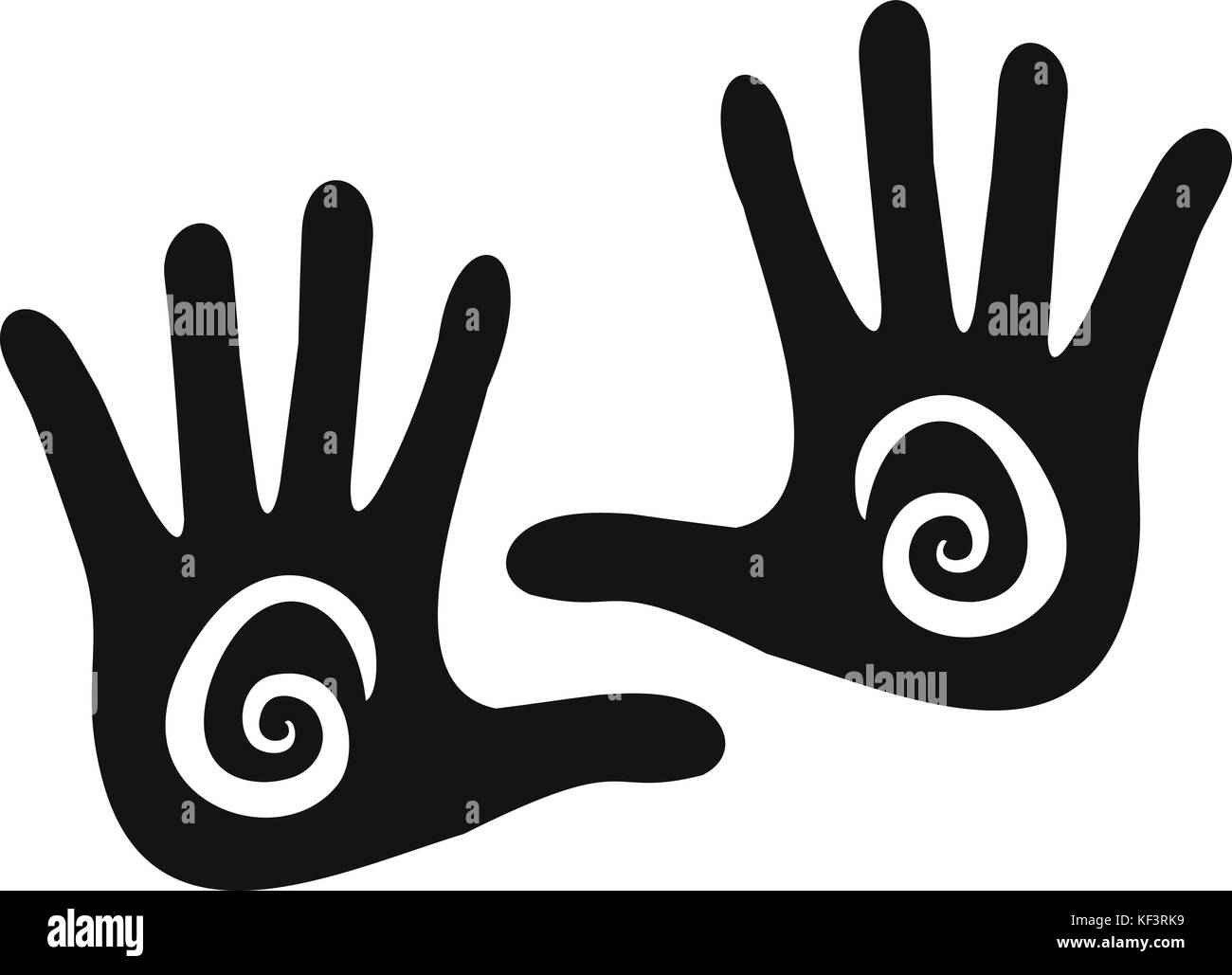 Hand icon, simple style Stock Vector Image & Art - Alamy