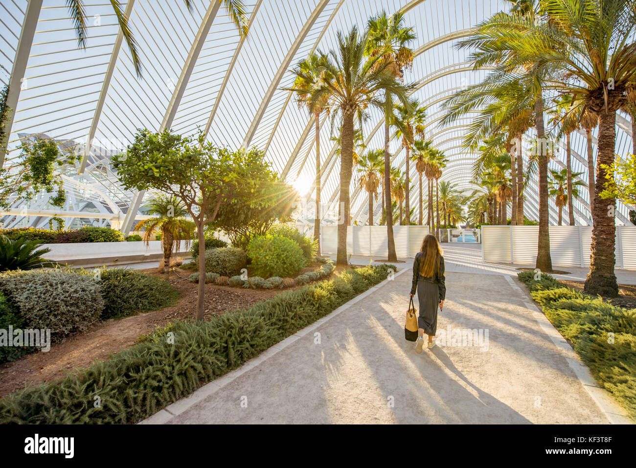 Valencia city science woman hi-res stock photography and images - Alamy