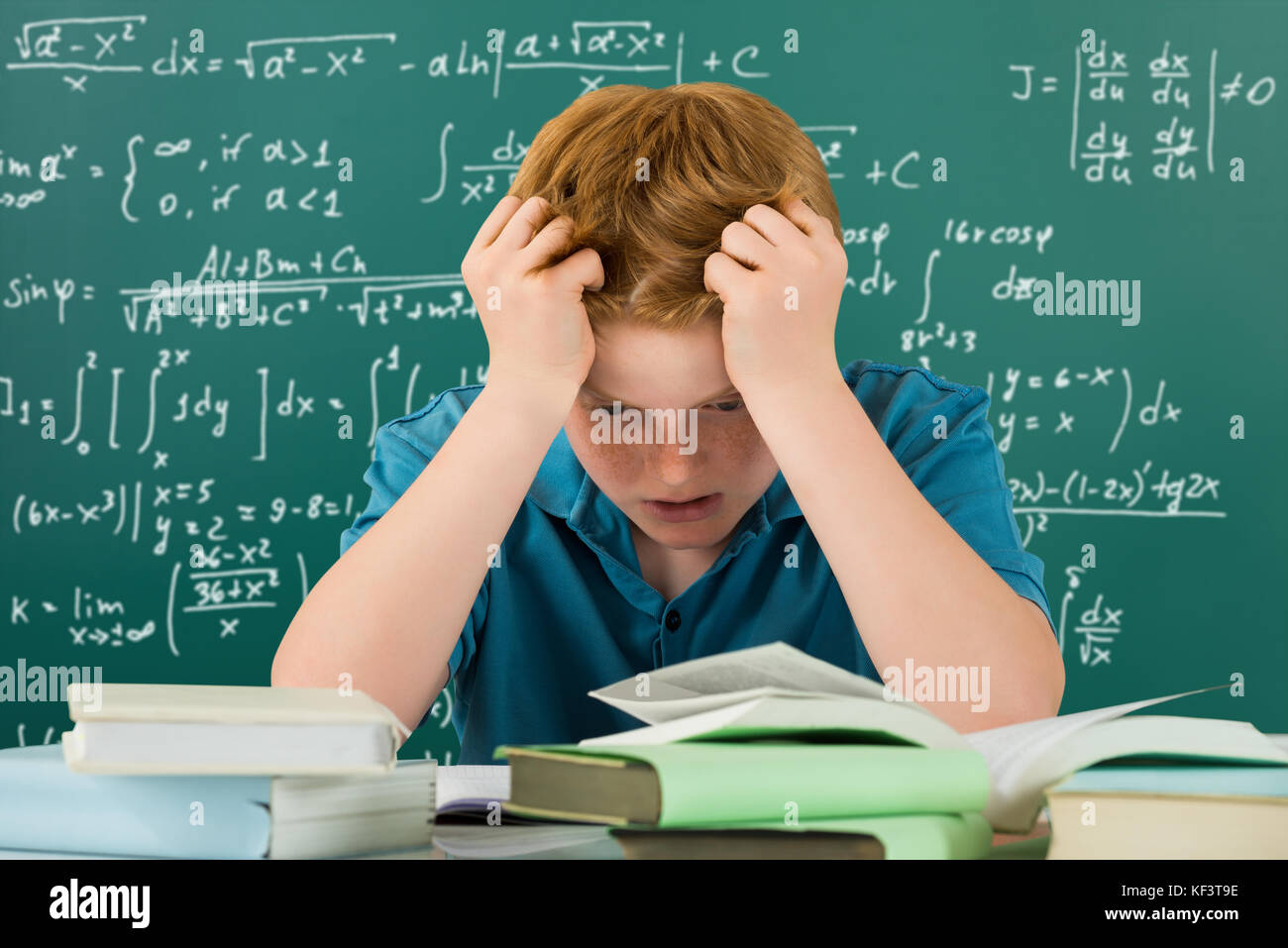 Frustrated Students In Classroom