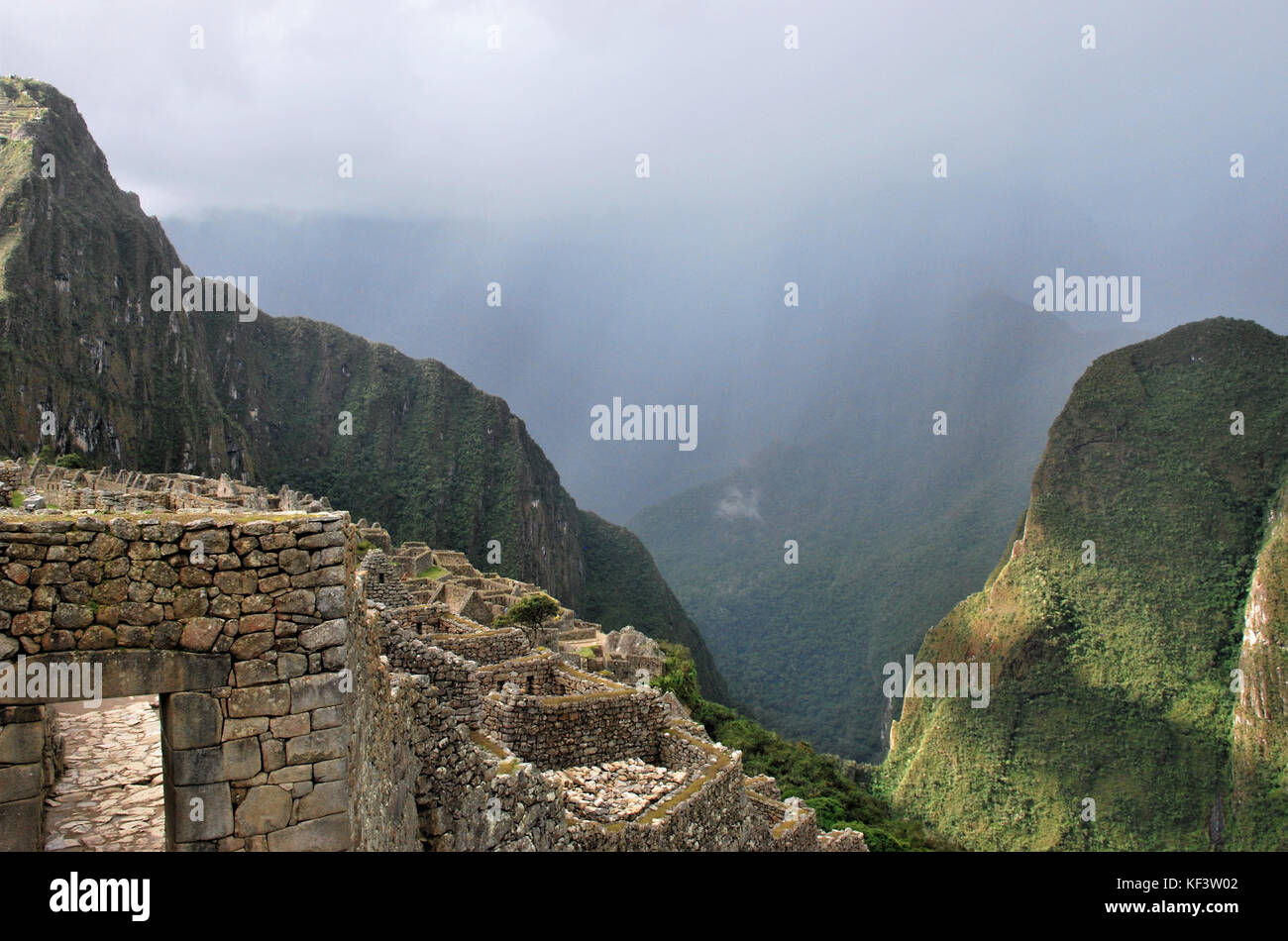 landscape in Machu Picchu, Peru Stock Photo - Alamy