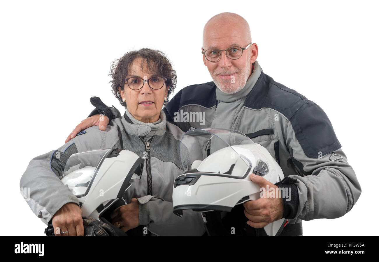 Old woman wearing helmet isolated hi-res stock photography and images ...