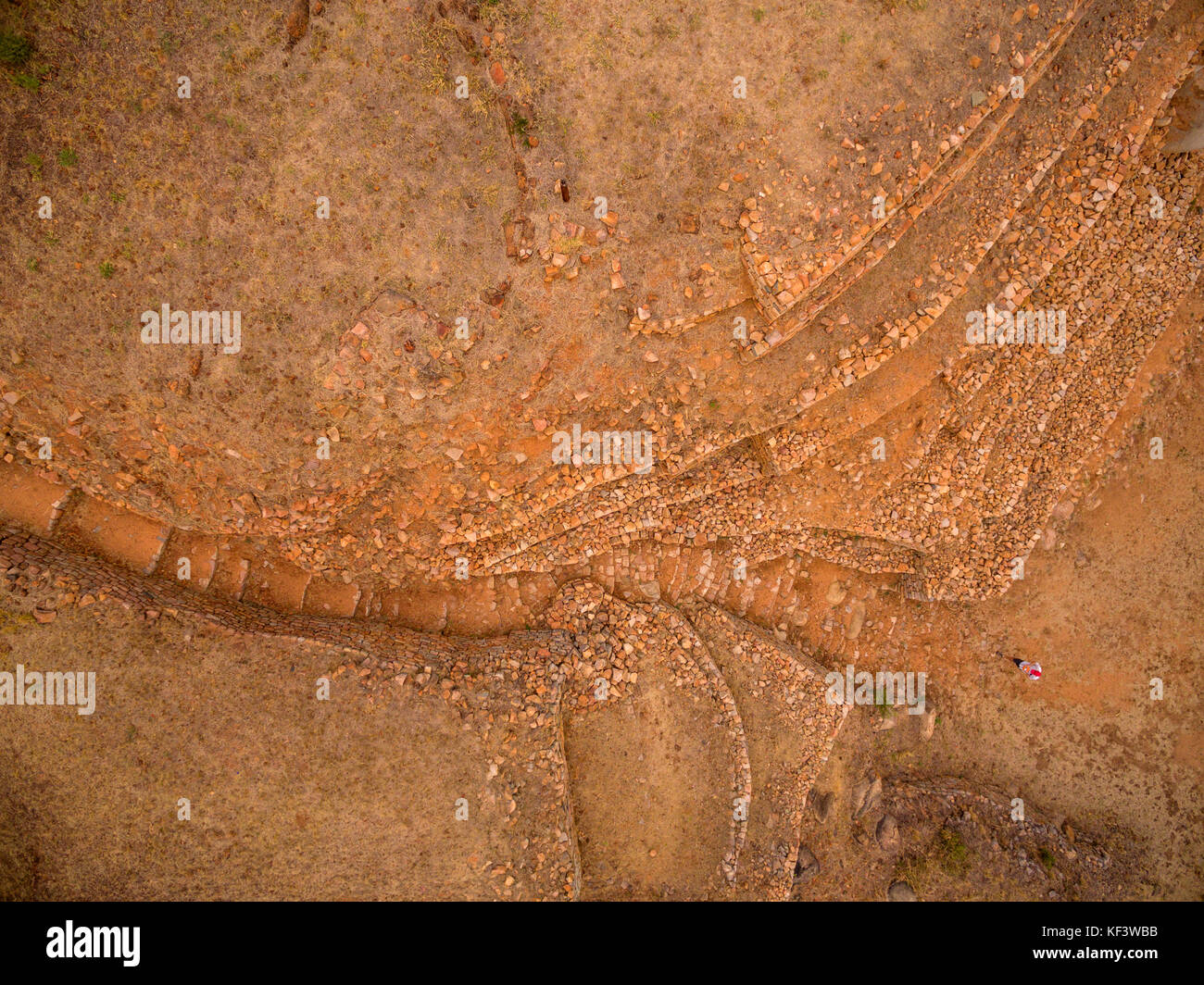 An aerial view of Zimbabwe's Khami Ruins Stock Photo - Alamy