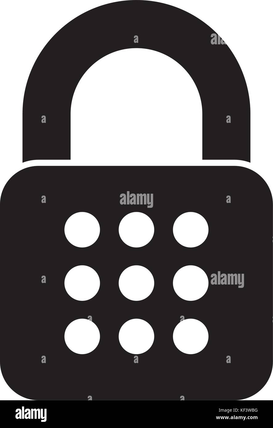 Security Digital Data Password Access Protection Vector Illustration Stock Vector Image And Art