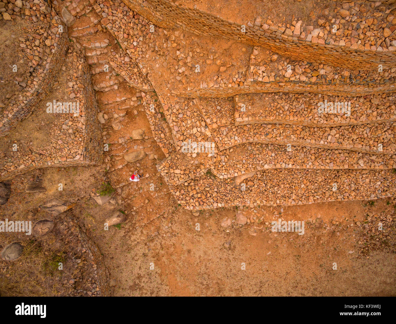 An aerial view of Zimbabwe's Khami Ruins Stock Photo - Alamy